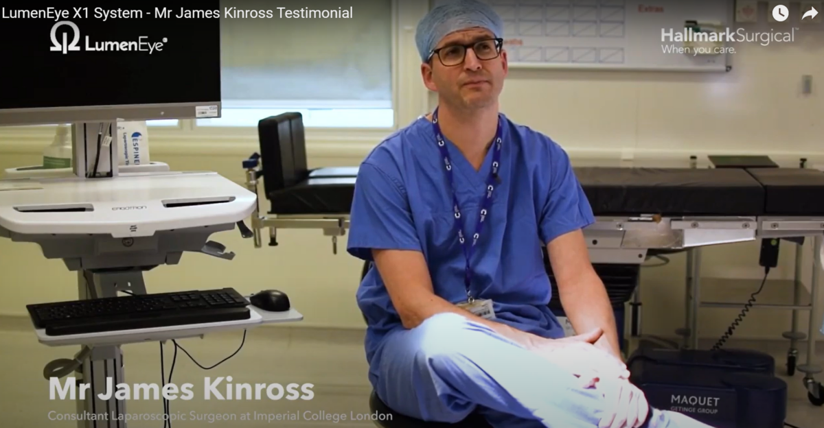 LumenEye X1 System - Mr James Kinross Testimonial - Hallmark Surgical