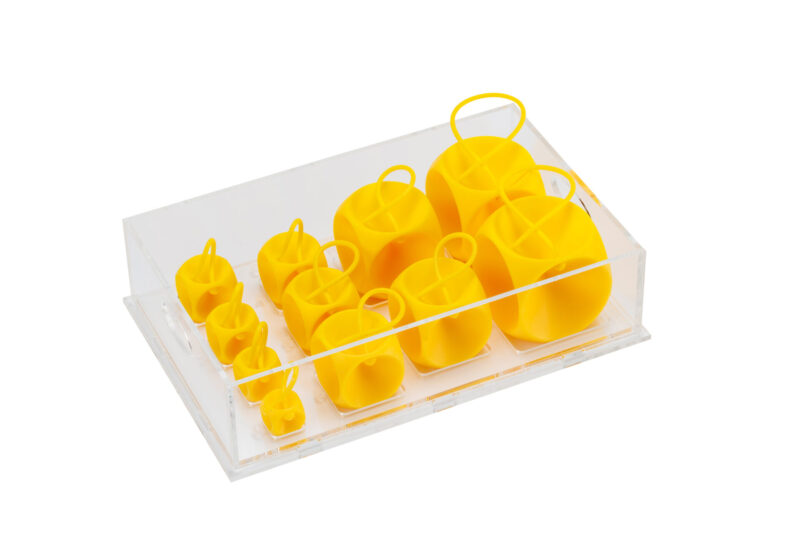 Cube Pessary without Drain Fitting Kit - Hallmark Surgical